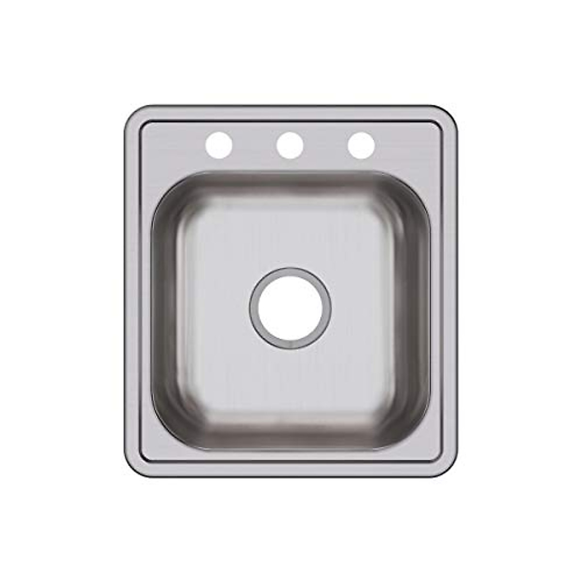 Elkay D117193 Dayton Single Bowl Drop-in Stainless Steel Bar Sink 17 x 19