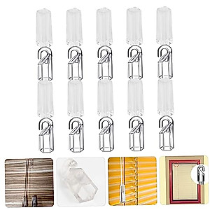 EXCEART 1 set Curtain rod accessories blind replacement handle curtain rod hanger plastic wand tip hook clear hangers clear curtains transparent curtains drapery wand handle wand caps hook