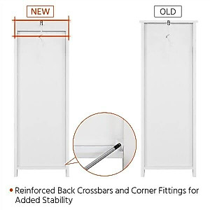 MAXCBD Nightstand Bedside Table Drawer Cabinet Wood Bathroom Floor Cabinet Storage Cupboard Cabinet W 4 Drawers Chic Slim Cabinet Comes with Sleek and Clean Lines in Storage Tower Dresser