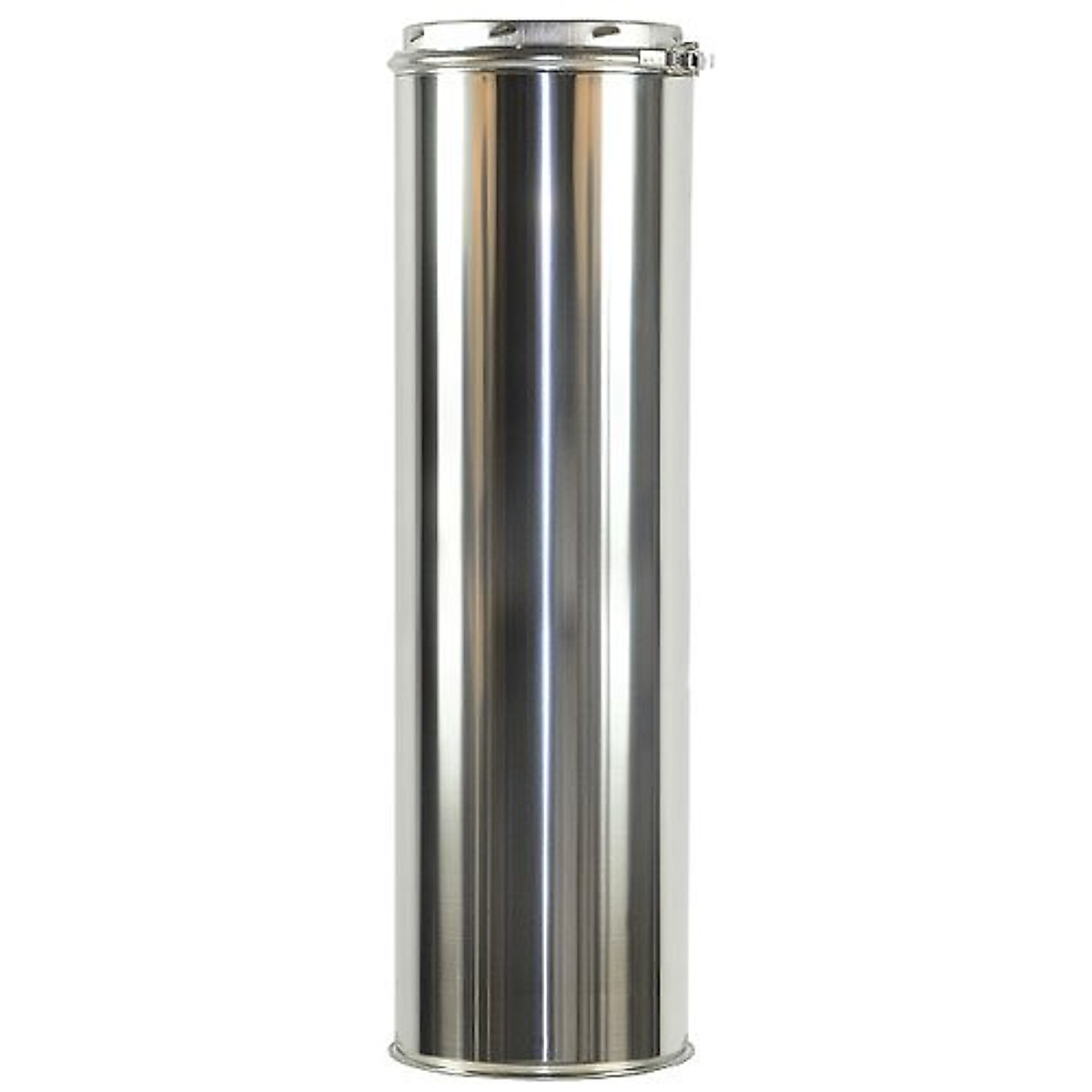 6" x 24" Class A, All Fuel, Double Wall, Insulated, Stainless Steel "Chimney Pipe" 6" Dia. x 24" Length