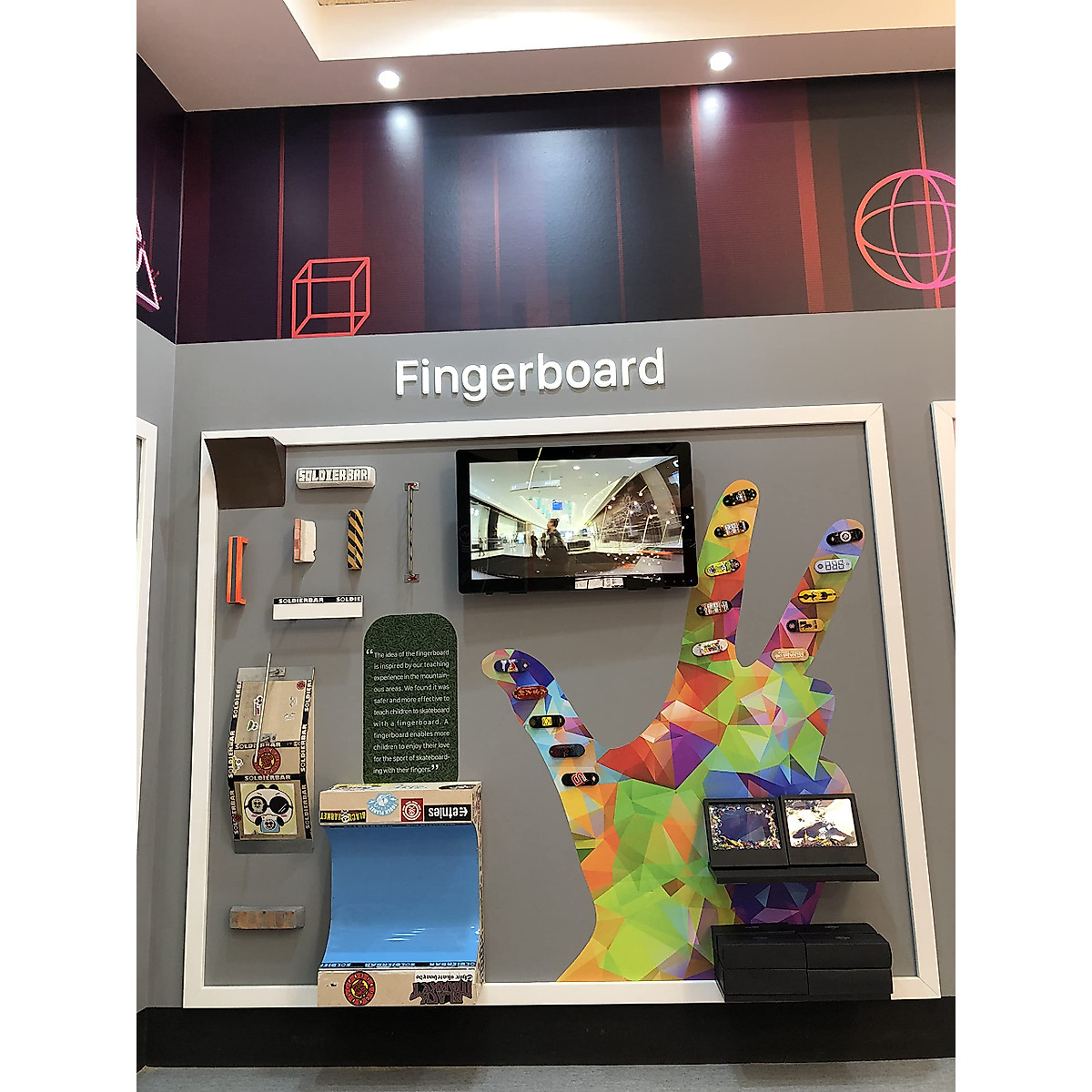 SOLDIER BAR Fingerboards Complete Colour Maple Handmade Wooden Fingerboards (Update Slivery King Trucks, Handmade Blue Wheels) Magic Cube