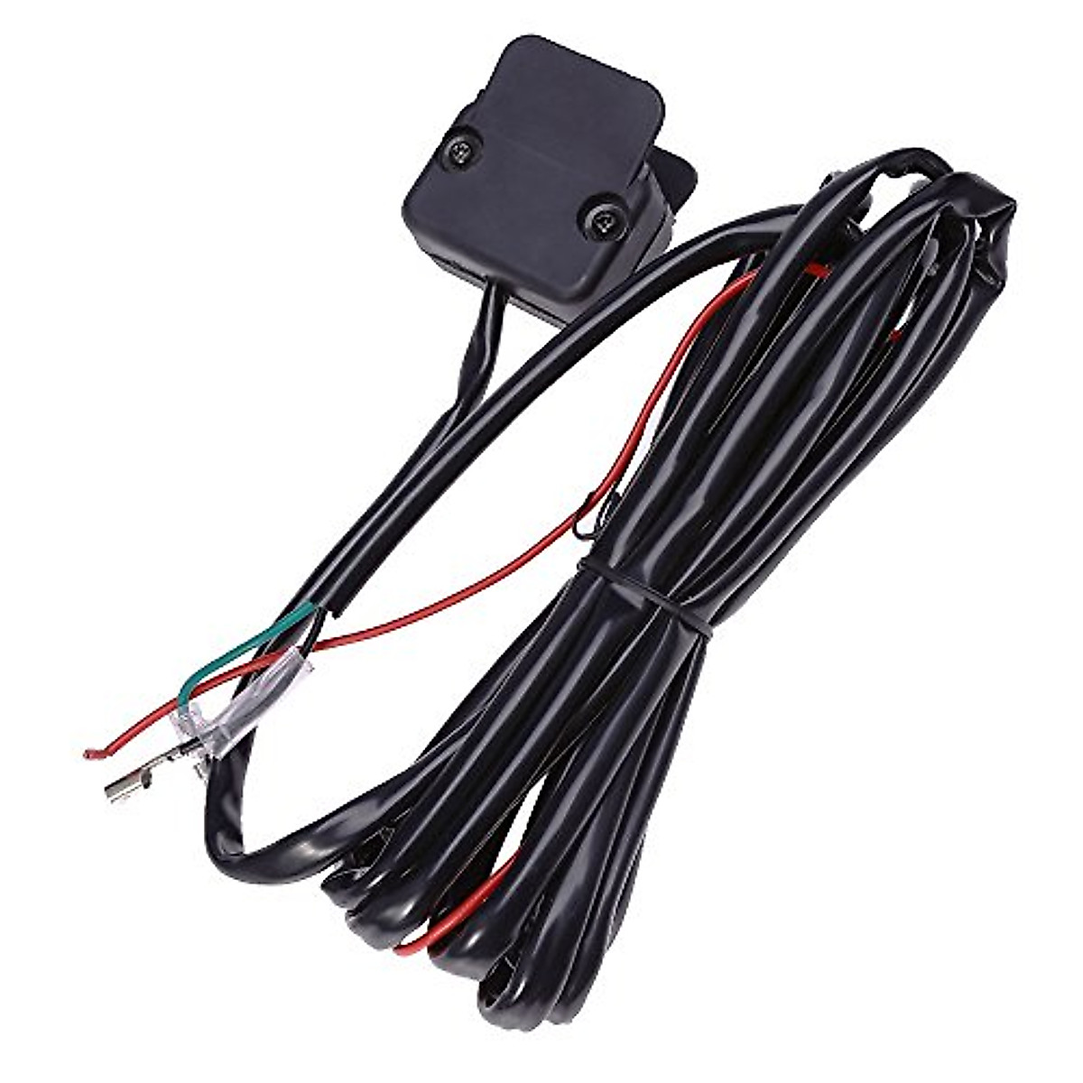 12V Winch Rocker Thumb Switch with Mounting Bracket Handle Bar Control Switch for KFI, WARN, Ramsey, SUPERWINCH, Champion, Venom, Badland etc.