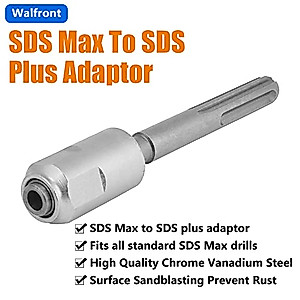 SDS Max to SDS Plus Adapter for Rotary Hammers Connection SDS Max to SDS Plus Drill Converter Shank Quick Tool for Demolition Hammers