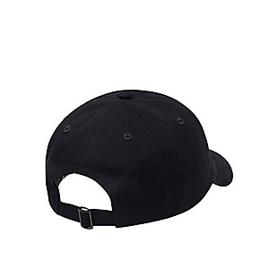 Hatphile 6 Panel Dad Hat Baseball Cap (Large, Corgi Black)