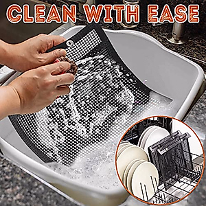 FURNIE 2 Pack Nonstick BBQ Mesh Grill Bags for Outdoor Barbecue, Reusable Non Stick Barbeque Pouch Grilling Bag, Non-stick Mesh Grill Bags for Outdoor Grill, BBQ Vegetables Grilling Mesh Bags