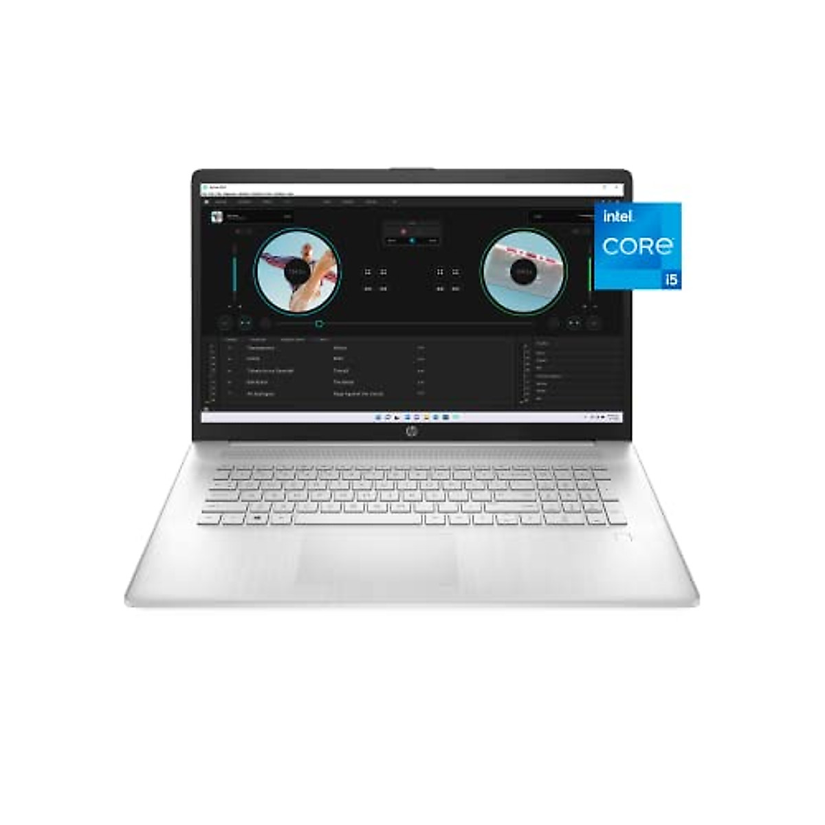 HP 17-inch Laptop, 11th Generation Intel Core i5-1135G7, Intel Iris Xe Graphics, 8 GB RAM, 512 GB SSD, Windows 11 Home (17-cn0026nr,Natural Silver) (Renewed)