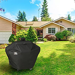 SUPJOYES Grill Cover for Camp Chef DLX 24, SmokePro 24, PG24, SG24, Woodwind Pellet Grills, Heavy Duty Waterproof Outdoor Pellet Grill Accessories