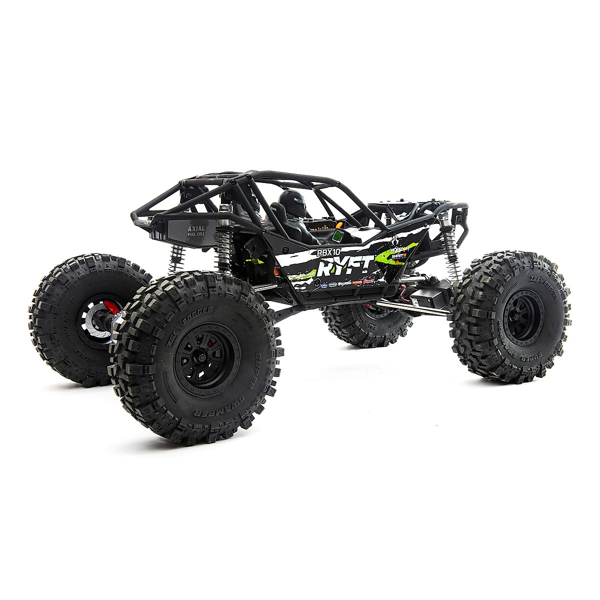 Axial RC Truck 1/10 RBX10 Ryft 4WD Brushless Rock Bouncer RTR (Battery and Charger Not Included), Black, AXI03005T2