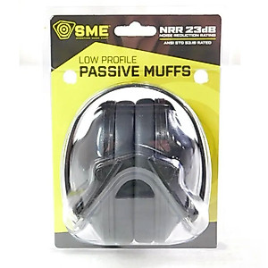SME Folding Passive Muffs Durable Versatile Sturdy Lightweight Ear Hearing Protection 23 dB NRR Foldable Muffs