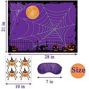 Halloween Pin The Spider on The Web Game for Kids Halloween Party Favors and Games Halloween Party Games Activities