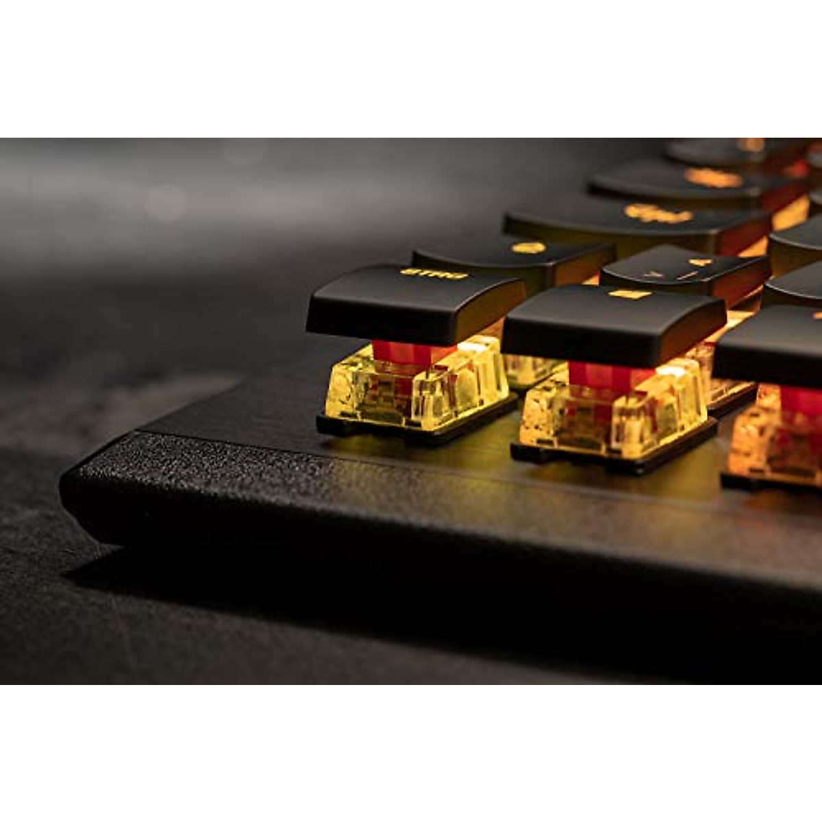 ROCCAT Vulcan 121 AIMO Linear Mechanical Titan Switch Full-size PC Gaming Keyboard with Per-key AIMO RGB Lighting, Anodized Aluminum Top Plate and Detachable Palm Rest – Black