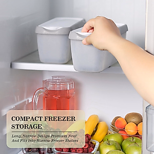 Ice Cream Containers，2Pack Ice Cream Containers for Homemade Ice Cream（1.5 Quart Each），Reusable Plastic Ice Cream Tubs Storage Containers Ice Cream Cups with Lids for Freezer