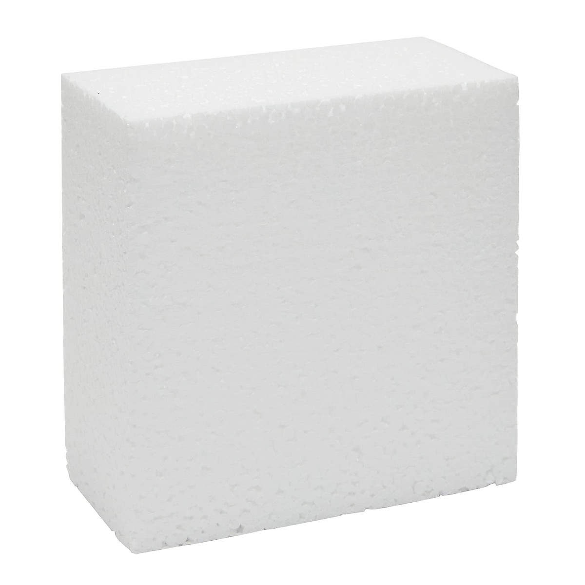 12 Pack Foam Sculpting Blocks for Crafts, Polystyrene Brick Rectangles for Floral Arrangements, Art Supplies (White, 4 x 4 x 2 in)