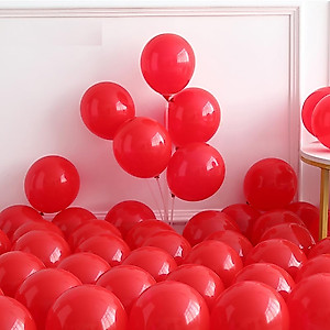 150 Pcs Red and Black Gold Casino Balloons Arch Garland Kit with Red Dice Foil Balloon for Casino Night Birthday Party Decorations
