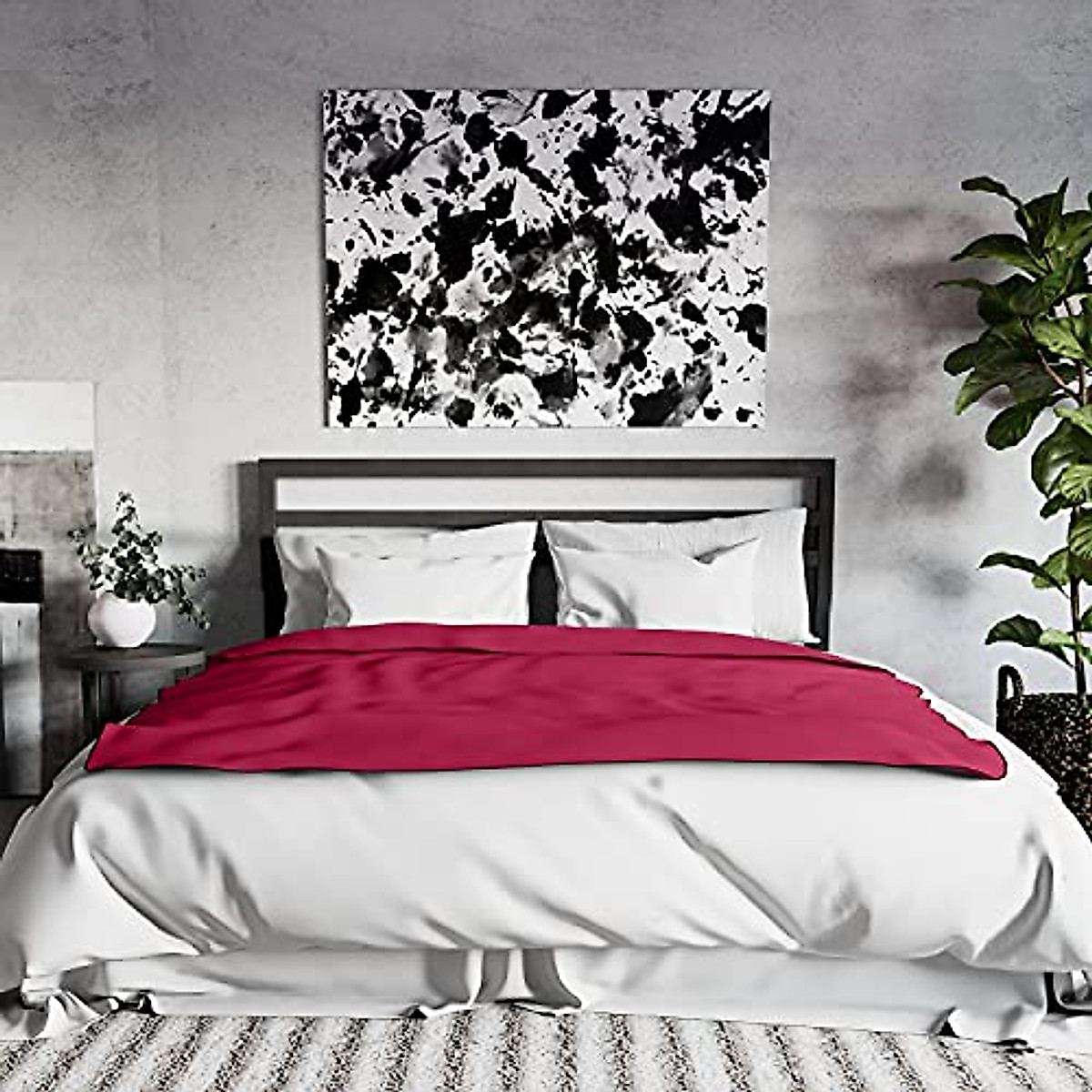 Liberator Fascinator Throw Moisture Proof Blanket, Red