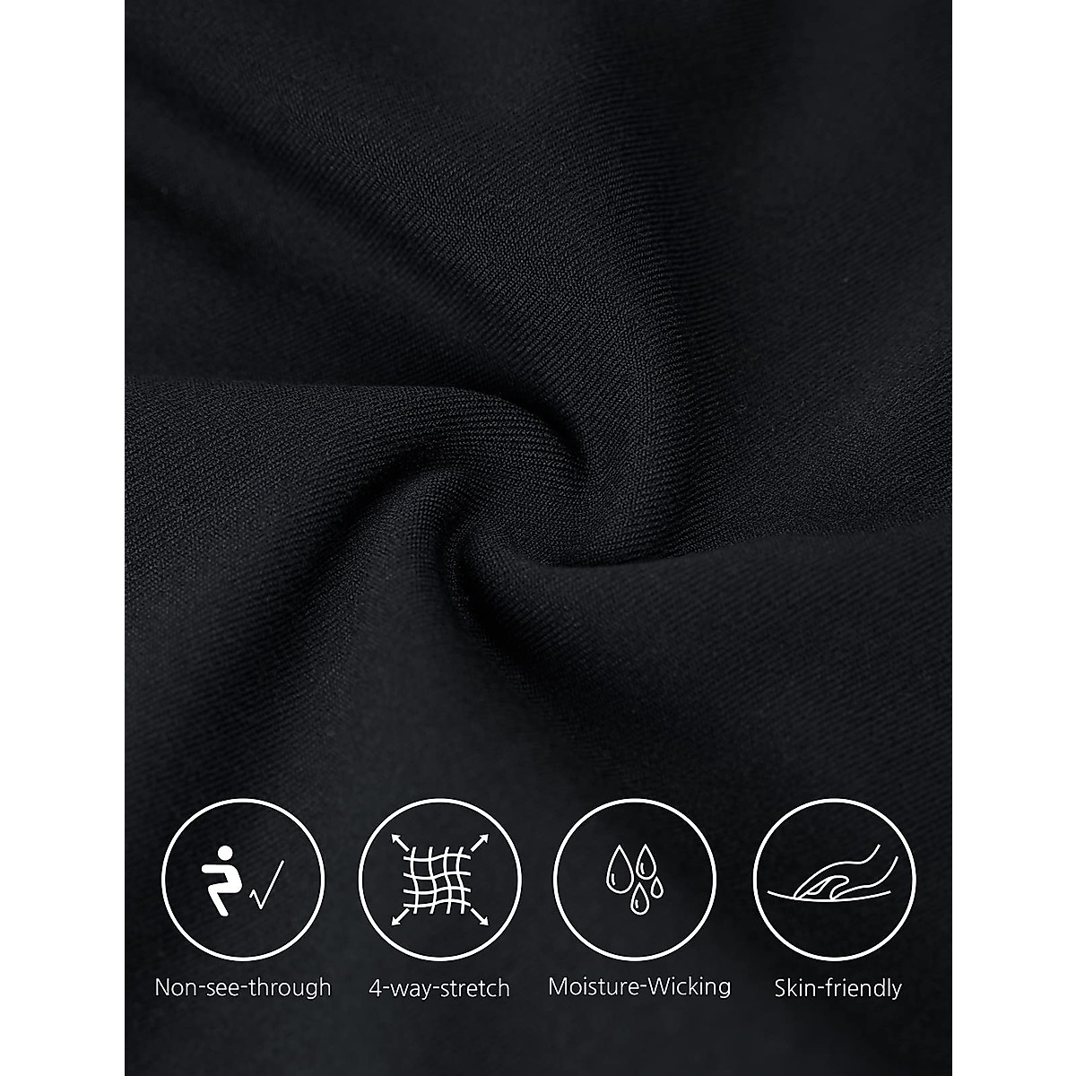 ZUTY 7/8 Workout Leggings for Women High Waisted Leggings with Pockets Squat Proof Yoga Ankle Leggings Plus Size 25" X Side Line Black 2XL