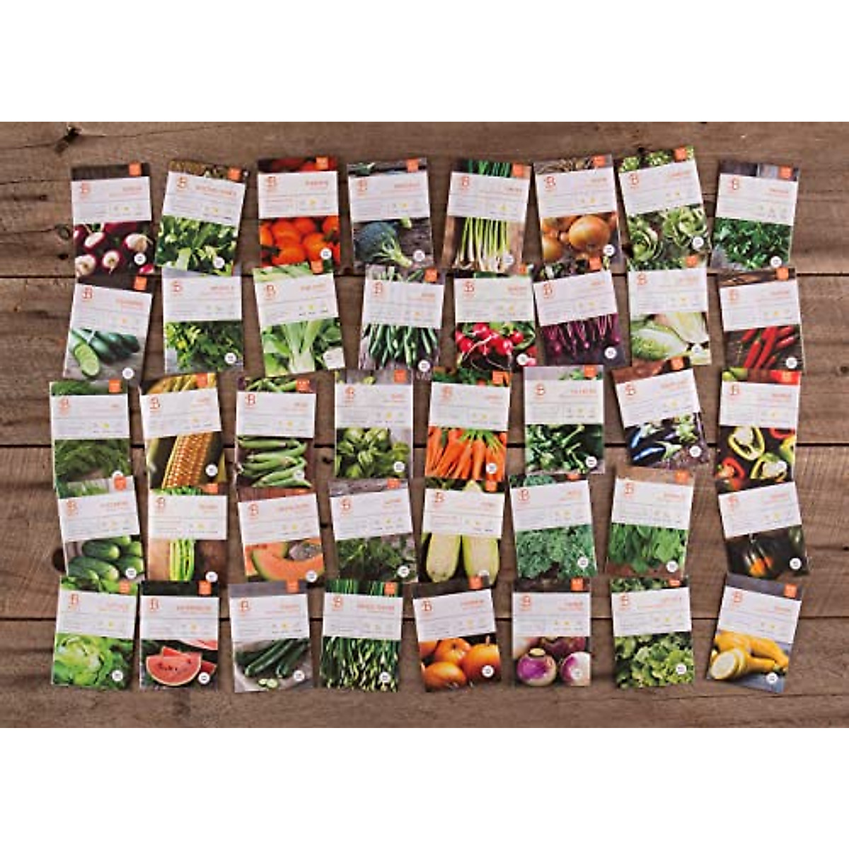 Bentley Seed Co. Set of 40 Vegetable Seeds for Planting - Gardening Seeds to Grow in a Garden or Indoors - Get your own Seeds for Planting Vegetables - Herb Seeds - Garden Seeds Vegetable Variety Pack
