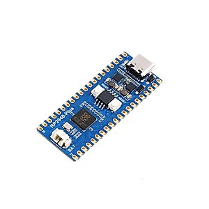waveshare RP2040-Plus Mini Board High-Performance Pico-Like MCU Board Based on Raspberry Pi RP2040 Chip,Dual-core Arm Cortex M0+ Processor,USB-C Connector,Onboard 4MB Flash,Higher Current DC-DC Chip