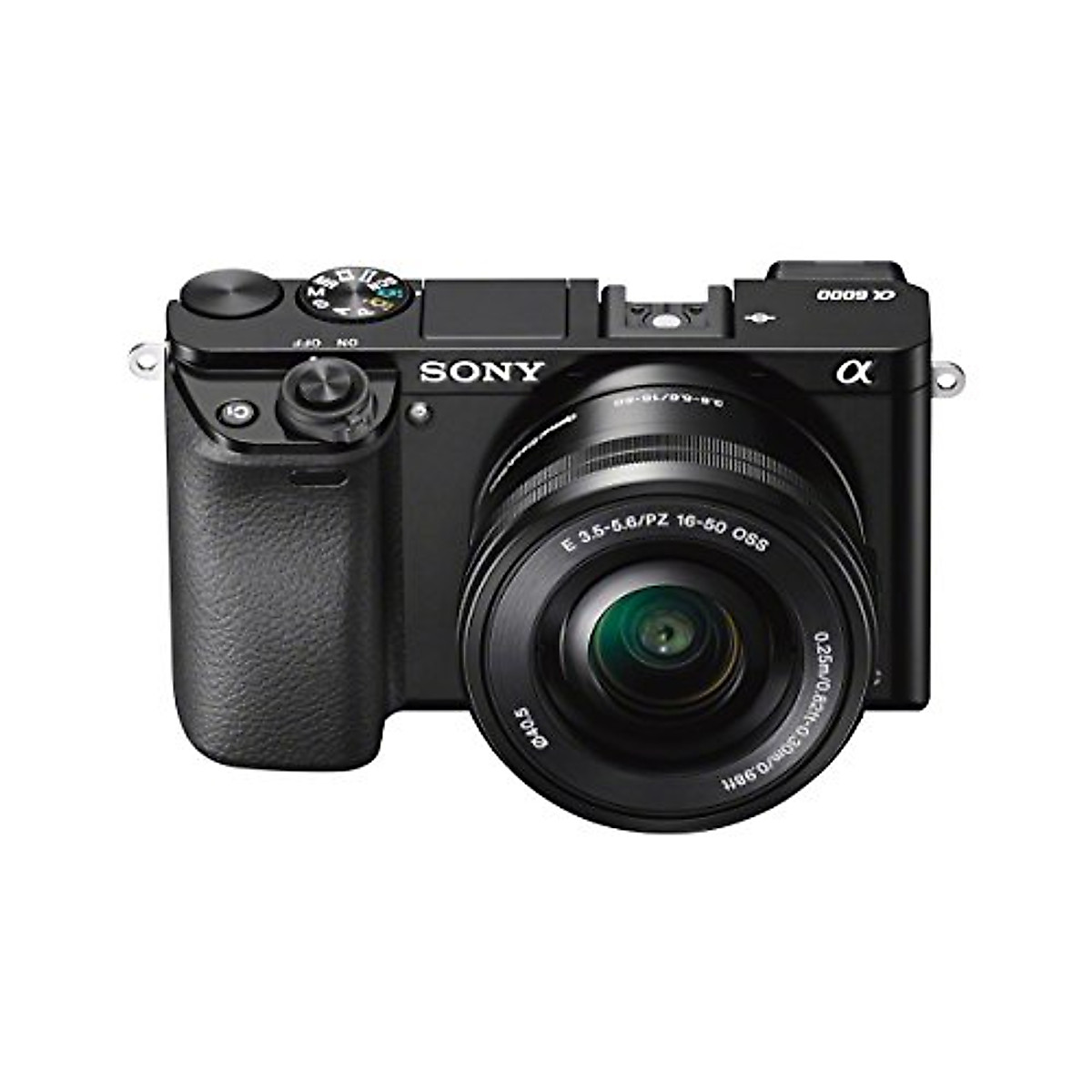 Sony A6000 Interchangeable Lens Digital Camera with SELP1650 Lens Kit - Black (24.3MP)