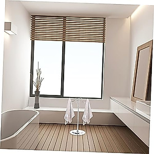 Zerodeko Towel Rack Towel Stand Towel Holder Stand Chrome Towel Holder Balanced Base Towel Bar Towel Storage Holder Vanity Towel Holder Stainless Steel Organizer Dressing Table