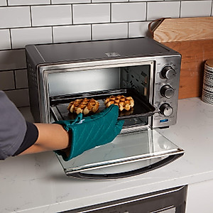 Now Designs Superior Oven Mitt, Set of Two, Peacock Green