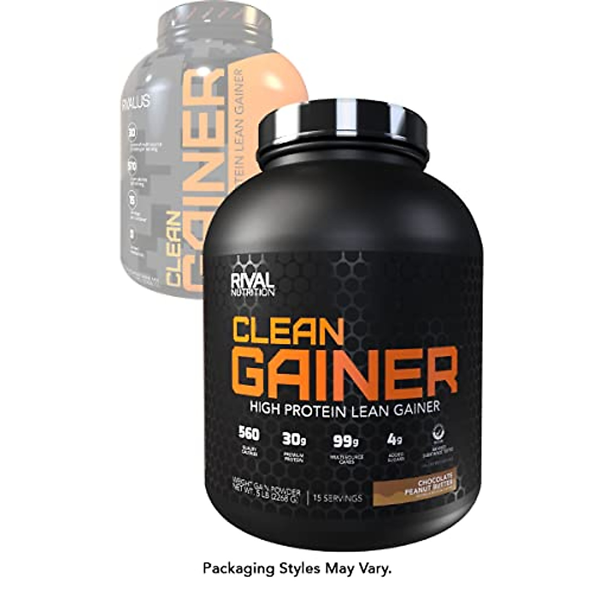 Rivalus Nutrition Clean Gainer - Chocolate Peanut Butter, 5lbs