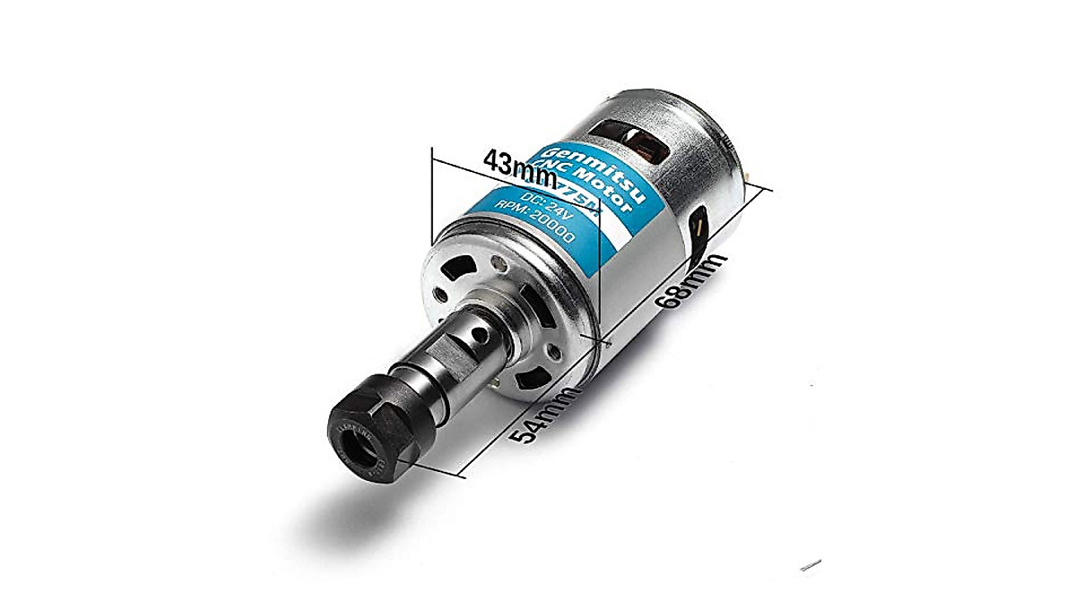 Genmitsu GS-775M CNC Spindle Motor - 20000RPM Upgrade