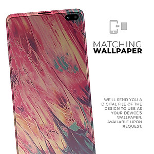 DesignSkinz Liquid Abstract Paint Remix V96 Protective Vinyl Decal Wrap Skin Cover Compatible with The Samsung Galaxy S20 (Screen Trim & Back Glass Skin)