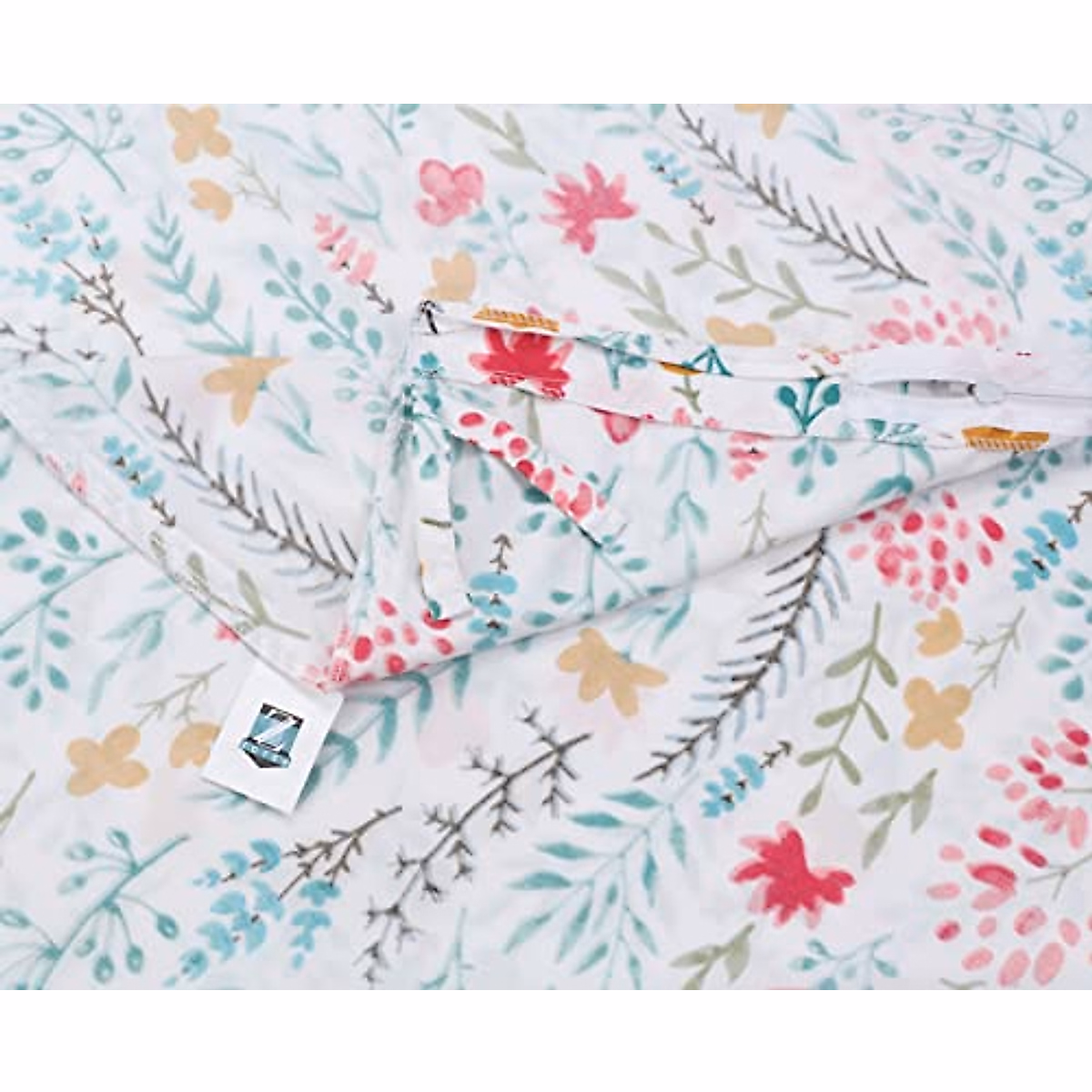 ZOYER Queen Duvet Cover Set [Daisy Day] -3 Piece Printed Comforter Cover Set with Zipper-Brushed Microfiber Soft & Comfortable Bedding Set-1 Duvet Cover with 2 Pillow Shams.