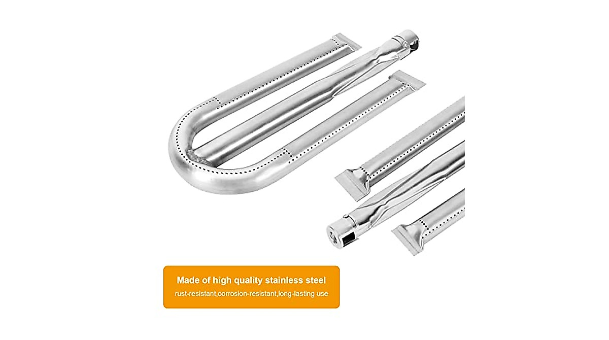 BBQ-PLUS Grill Burner Tubes Replacement Kits - 3 Pack