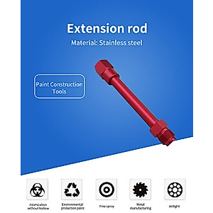 Airless Paint Sprayer Spray Gun 6.7inch Extension Pole Rod for Spray Gun Spraying