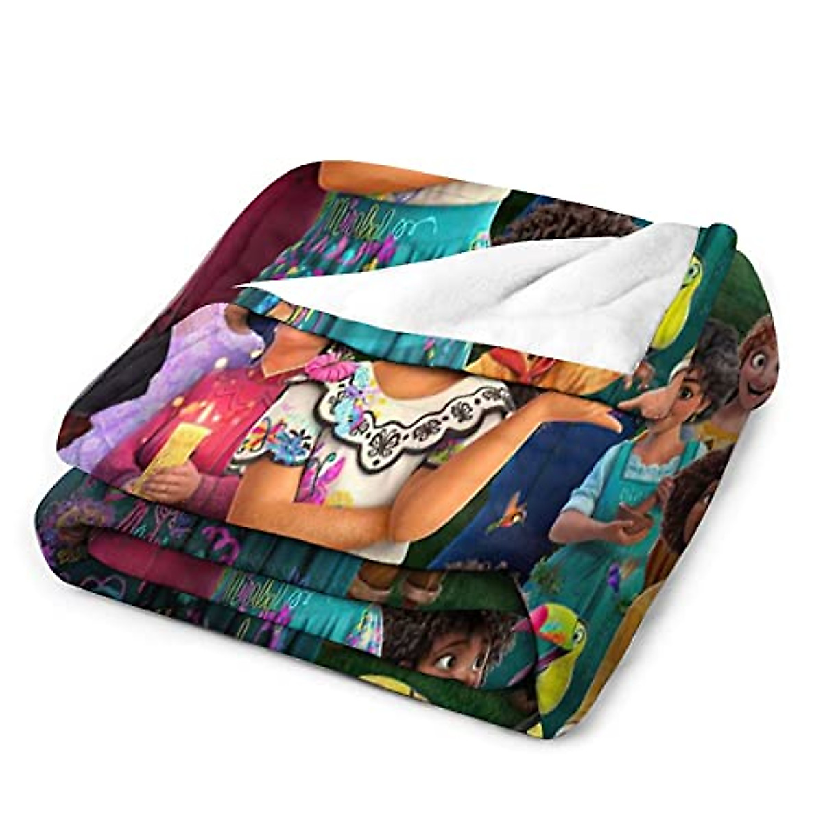 TNHPYEG Luxury Blanket Encanto Throw Blankets, Flannel Blankets and Throws for All Seasons, Washable Air Condition