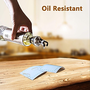 300pcs Removable Freezer Labels, Yoget 1 x 2 Inch Food Storage Stickers, Refrigerator Freezer Paper Label Easy Clean Leaves No Residue, Blue Food Labels Roll