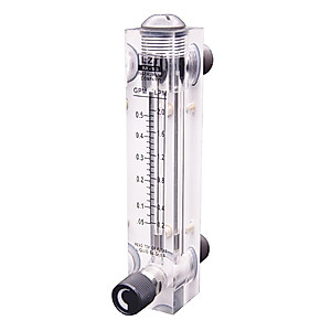 ‎RUIAN 1/2" PT 0.05-0.5GPM 0.2-2LMP Water Liquid Flow Meter Flowmeter