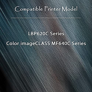 (1-Pack) TG Imaging Compatible 054H Toner Cartridge 054C 054HC (1xCyan) for use in Color ImageCLASS LBP620C LBF622Cdw MF640C MF641Cw Toner Printer
