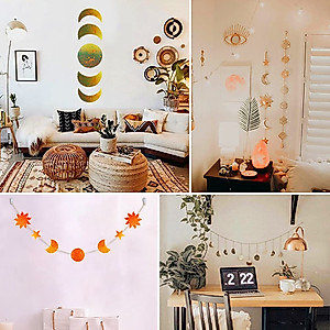 Moon Phase Resin Molds Sun and Star Epoxy Silicone Mold Kits Silicone Mold for Resin Crafts DIY, Making Decoration Pendants/Wall Hanging