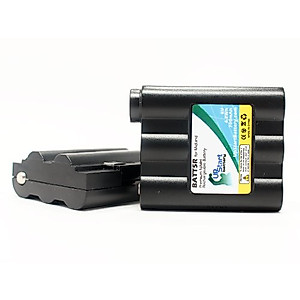 2 Pack - Replacement for Midland GXT710 Battery - Compatible with Midland BATT-5R Two-Way Radio Battery - Compatible with Midland AVP-7 AVP7 BATT5R GXT-300 GXT-325 GXT-400 GXT-444 GXT-450