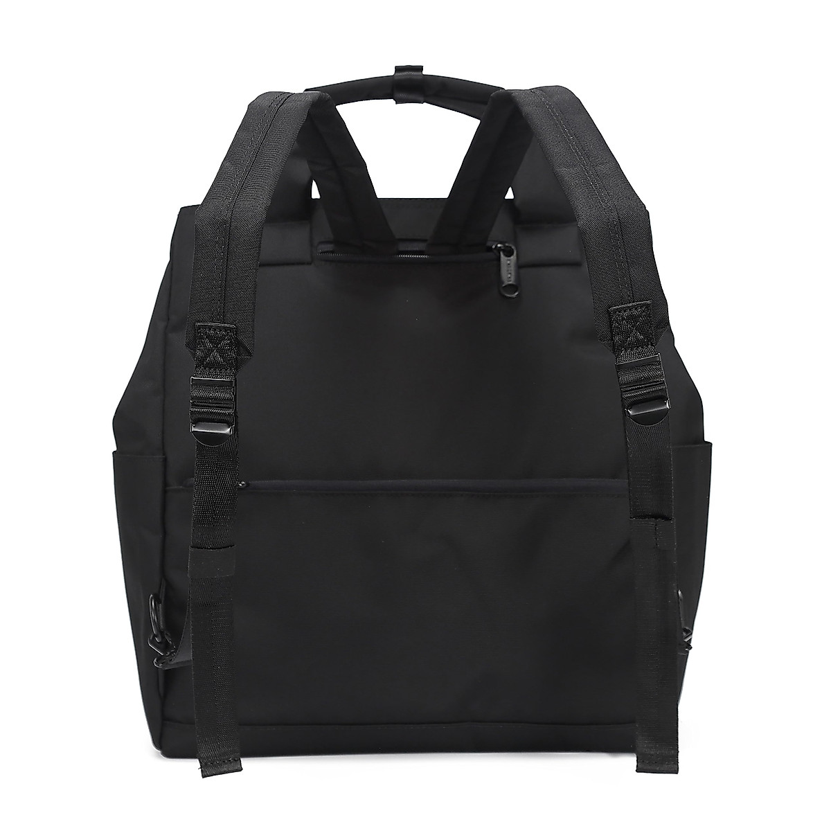 Kah&Kee Backpack Purse for Women Convertible -14 inch Laptop Tote Shoulder Bag. Ideal for Work, College, Travel & Nurses (Black)