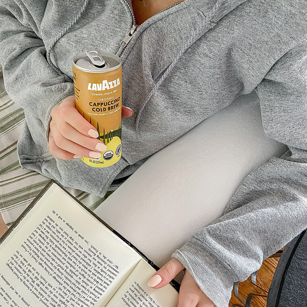 Lavazza Organic Cappuccino Cold Brew Coffee - (8 Fluid Ounce - Pack of 4)