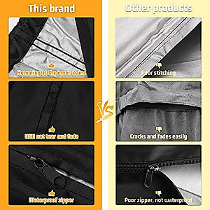 Outdoor Swing Cover 3 Triple Seater Hammock Cover Garden Swing Cover Garden Hammock Glider Chair Cover Patio Furniture Chair Covers Waterproof UV Resistant Swing Canopy Cover All Weather Protection
