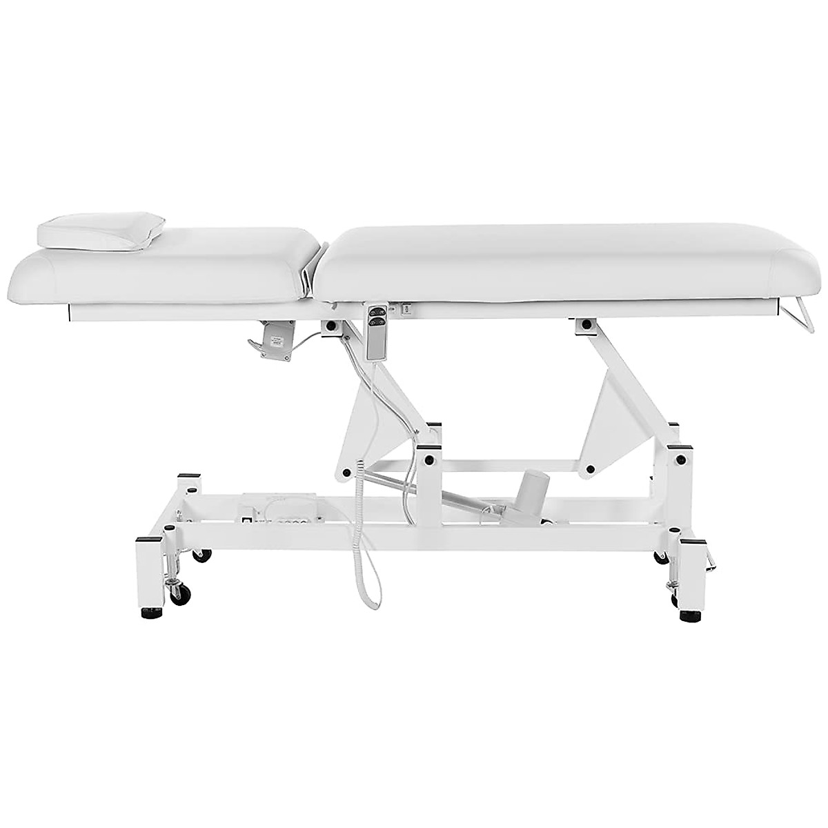 SKINACT Bliss Electric Spa Facial Treatment Table for Medical spa (White)