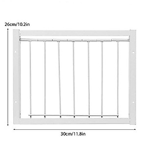 Birdcages T Trap, Pigeon Door Wire Bars Frame Entrance T Trap for Pigeon Birds House Door(30 * 26cm)