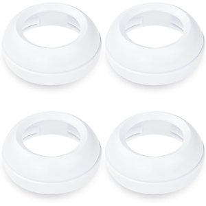 Premium Replacement Baby Bottle Nipple Rings for Philips Avent Bottle, Compatible Screw Bottle Collars for Avent Natural Plastic and Glass Bottles, BPA-Free, Secure Latch, Baby-Safe, 4-Pack