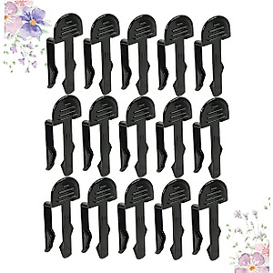 Garneck 50pcs Trash Can Clip Trashcan Garbage Bag Clamp Trash Can Stabilizer Snack Sealing Clip Waste Bins Clips Trash Can Clamp Food Storage Bag Clip Garbage Bag Clips Heavy Holder