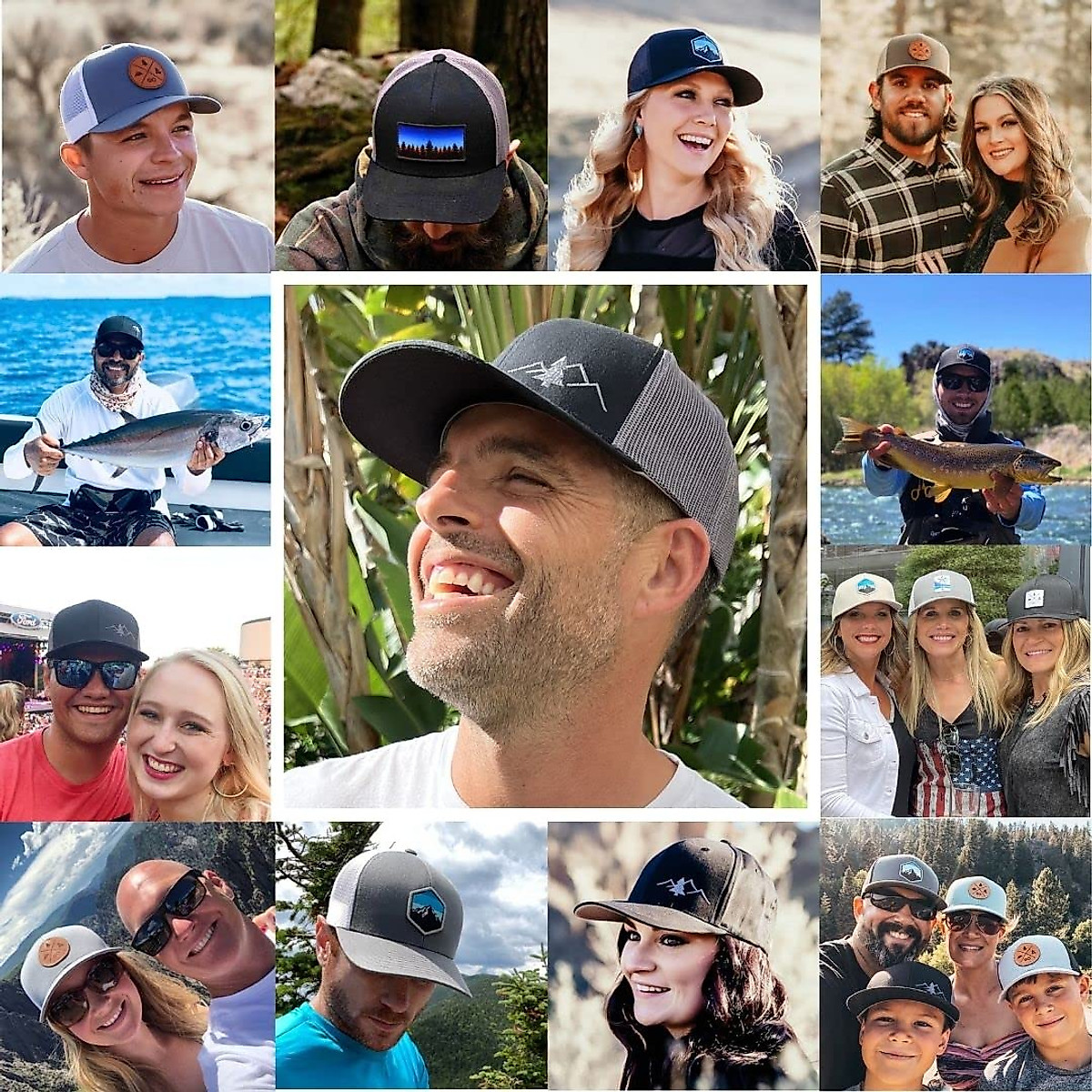 LINDO Trucker Hat - Great Outdoors Collection (Black/Graphite)