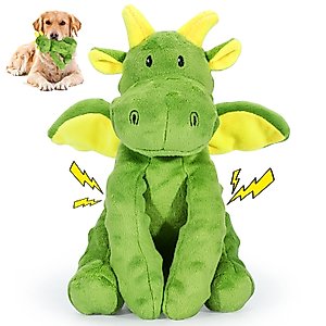 Letsmeet Squeaky Dog Toys Plush Dog Toy with Crinkle Paper Stuffed Durable Dog Chew Toys for Small Middle and Large Dogs
