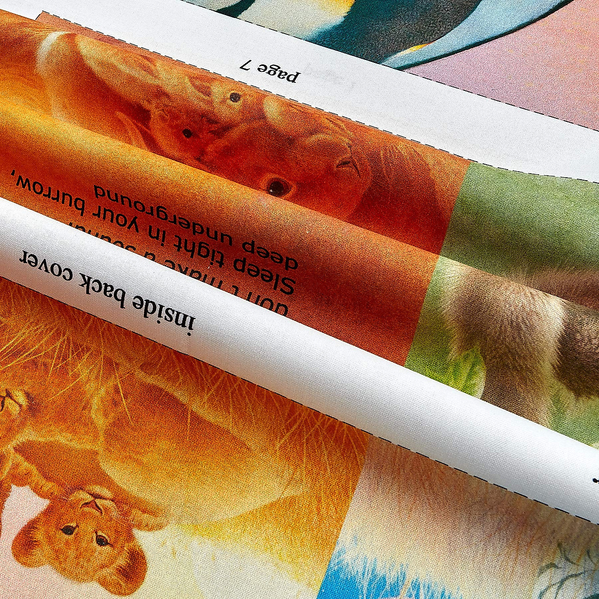 Elizabeth's Studio Hush Little Ones 36" Cloth Book Panel Multi, Fabric by the Yard