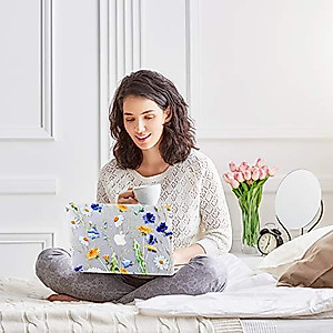 iDonzon Case for MacBook Air 13 inch (A1466/A1369, 2010-2017 Release), 3D Effect Matte Clear See Through Hard Cover Only Compatible Older Version Mac Air 13.3 inch - Floral Pattern