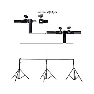 Kate 10x20ft (3x6m) Photography Backdrop Frame Stand for Room Set Adjustable Heavy Duty Photography Background Support System Kit