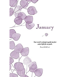 Jesus Always, Large Text Cloth Botanical Cover, with Full Scriptures: Embracing Joy in His Presence (A 365-Day Devotional)